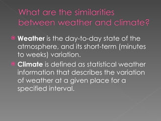 Weather Power Point | PPT