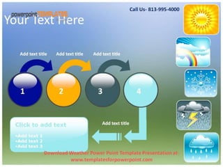 Download Weather Powerpoint Template | PPTX | Weather | Science