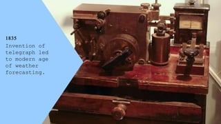 Weather Prediction: History and Math | PPTX