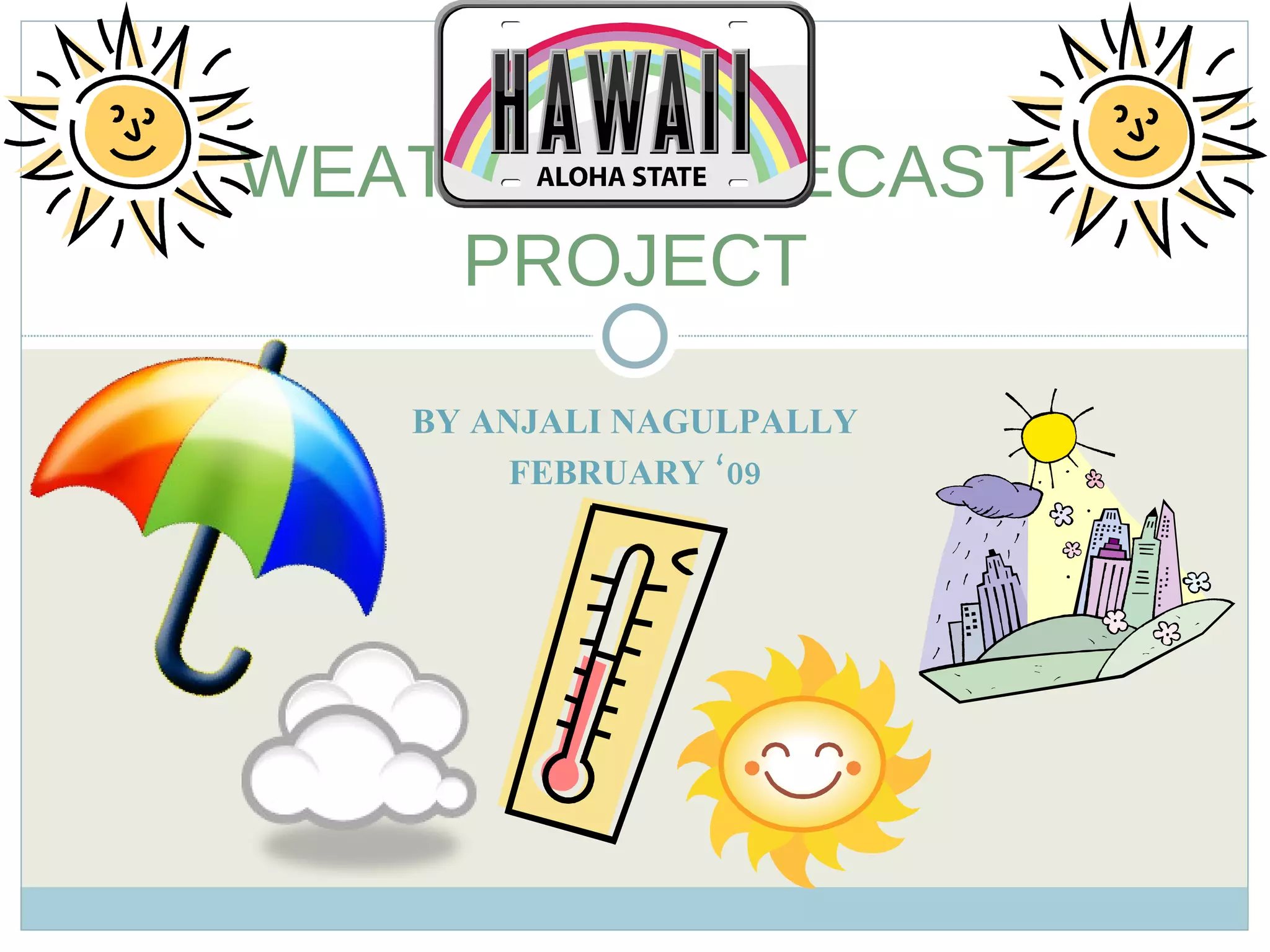 Weather Project by Anjali | PPT