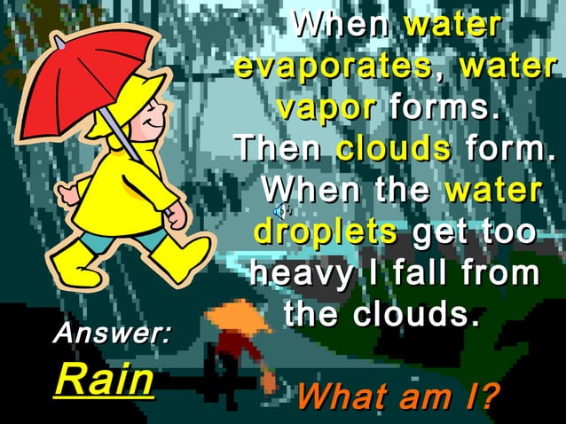 Weather riddles | PPT