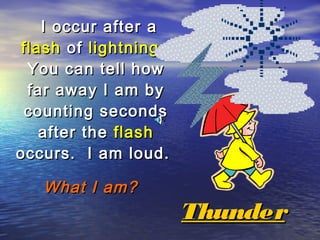 Weather riddles | PPT