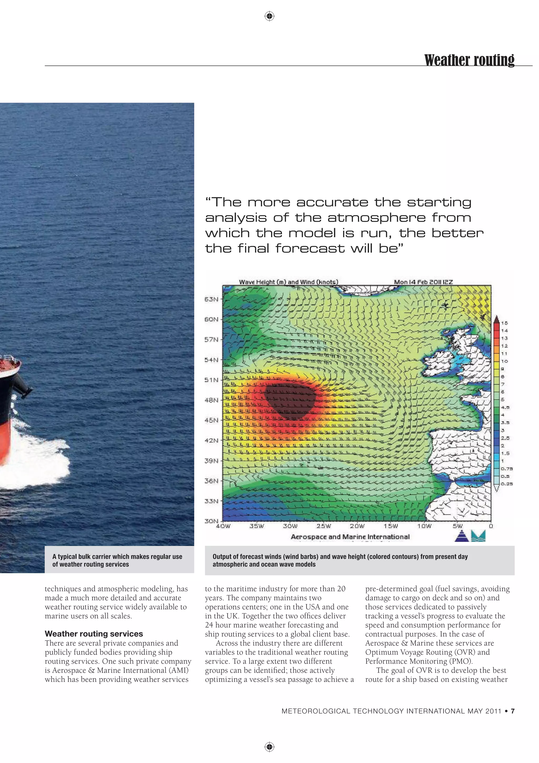 Weather Routing Meteorological May 2011 | PDF