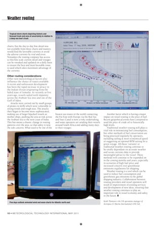 Weather Routing Meteorological May 2011 | PDF