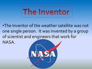 Weather satellites | PPTX