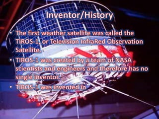 Weather satellites pd. 5 | PPT