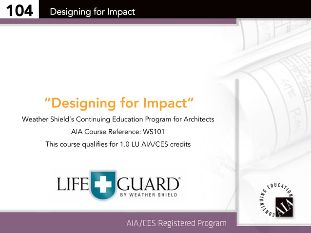 Weather Shield AIA Course | PPT