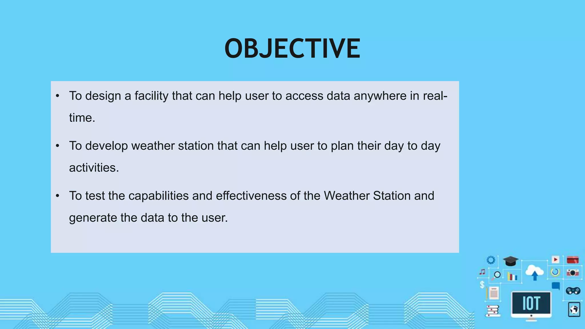 Weather Station Using IoT | PPTX