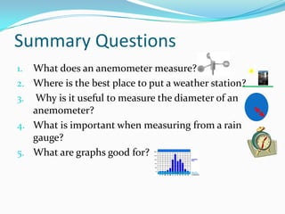 Weather & to measure rainfall | PDF