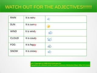 Weather vocabulary | PDF