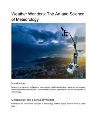Weather Wonders_ The Art and Science of Meteorology.docx