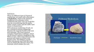 Weathring and erossion | PPT