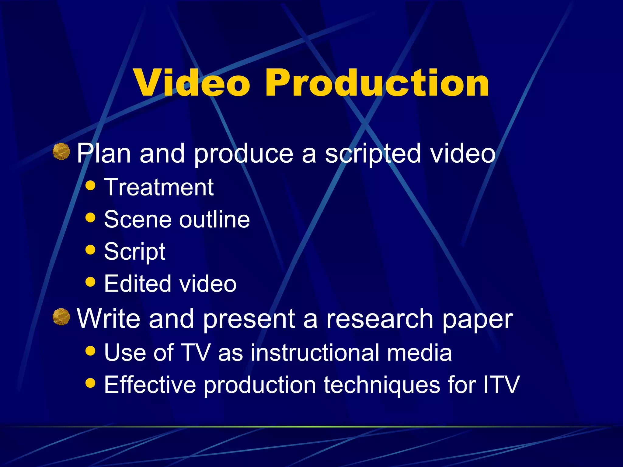534 video production_intro | PPT