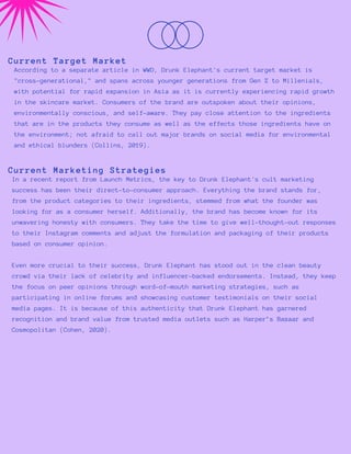 Drunk Elephant Integrated Marketing Campaign | PDF