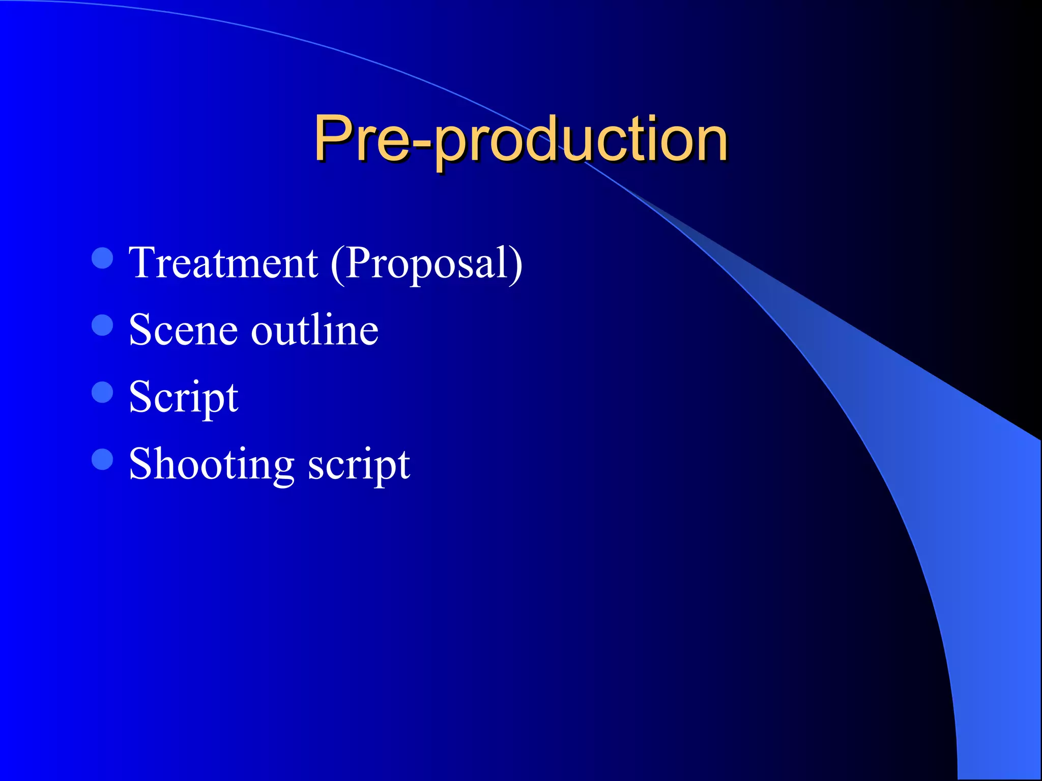 stages of video production | PPT