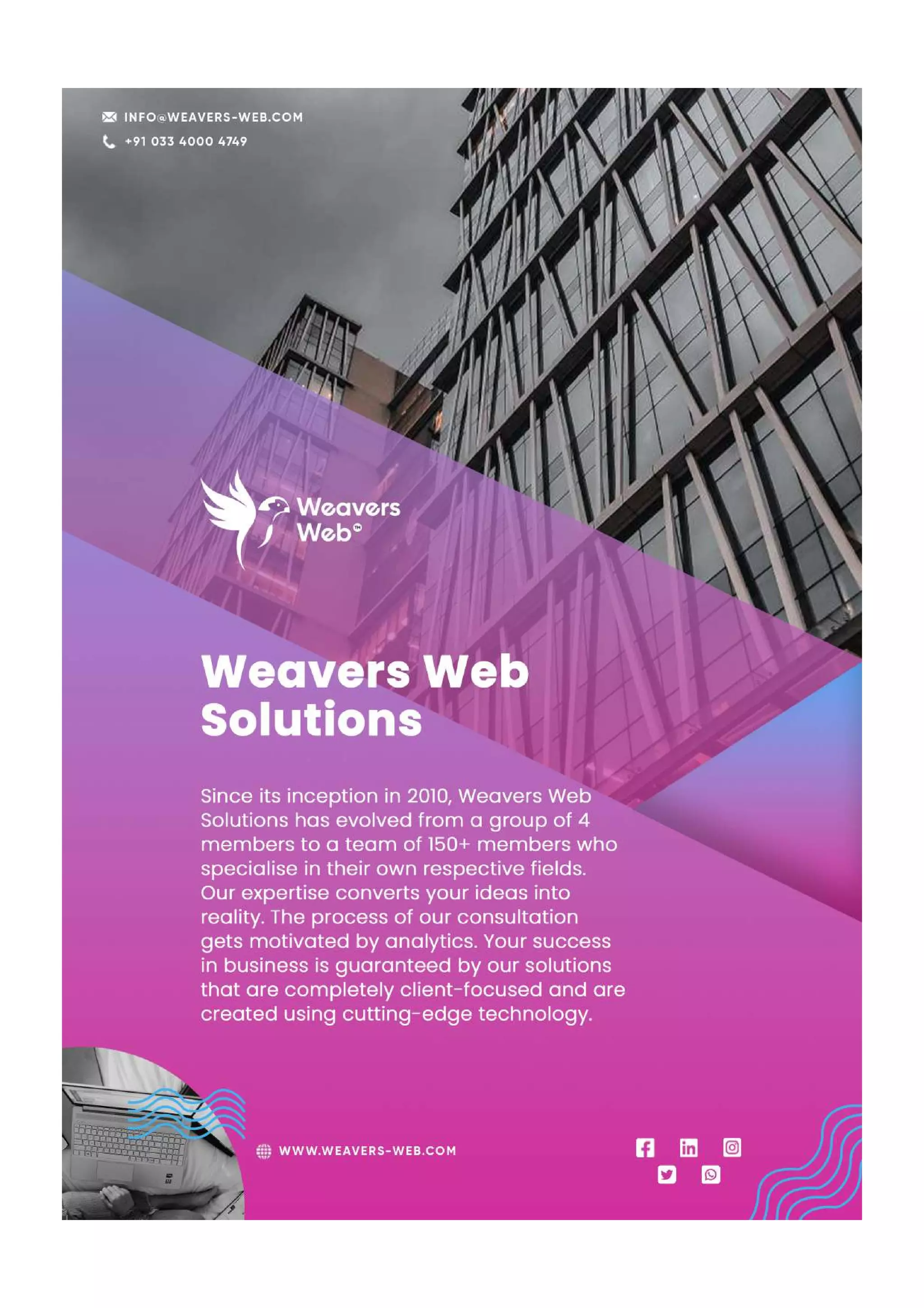 Weavers Web Solutions Brochure | PDF