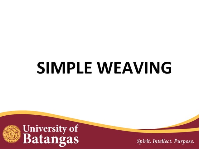 Weaving | PPT