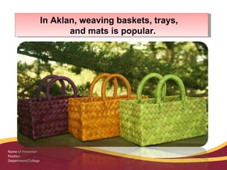 Weaving | PPT