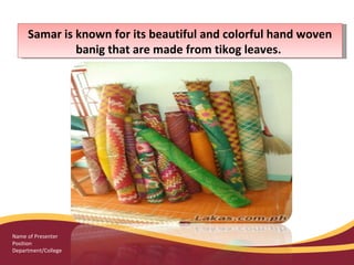 Weaving | PPT