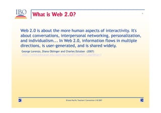 Weaving Web 2.0 into Classroom Practice | PPT
