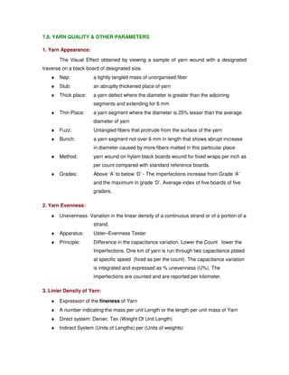 Weaving calculation | PDF