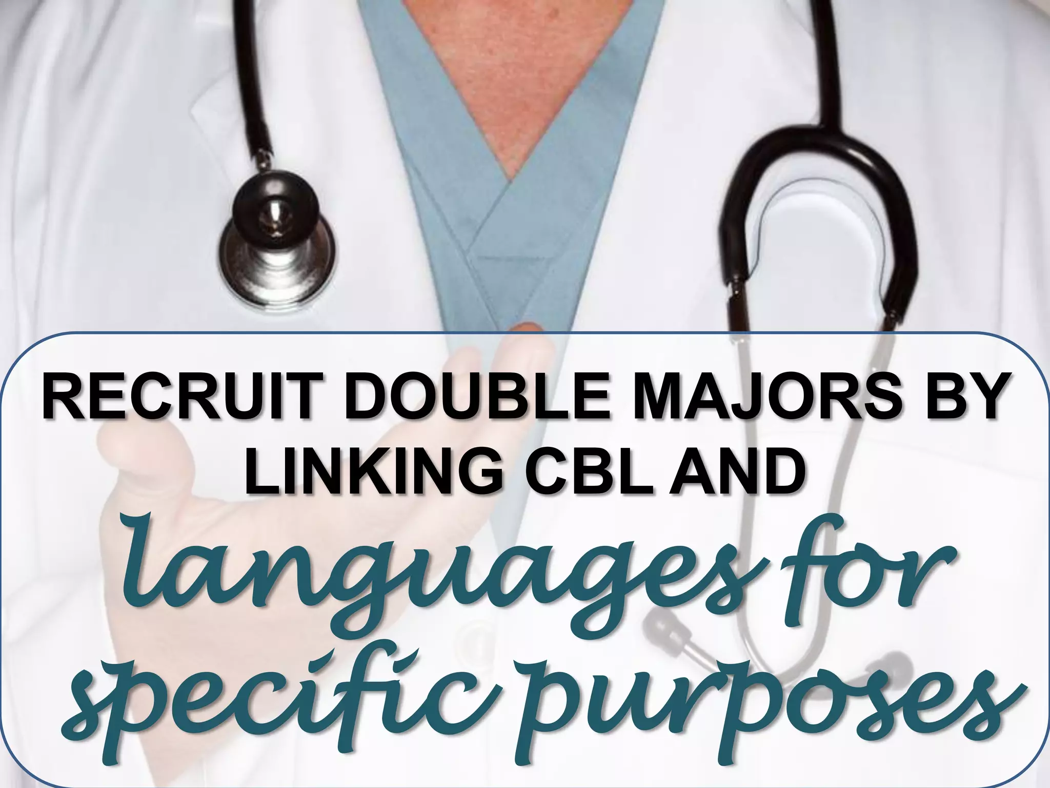 Weaving community based learning throughout the language curriculum ...