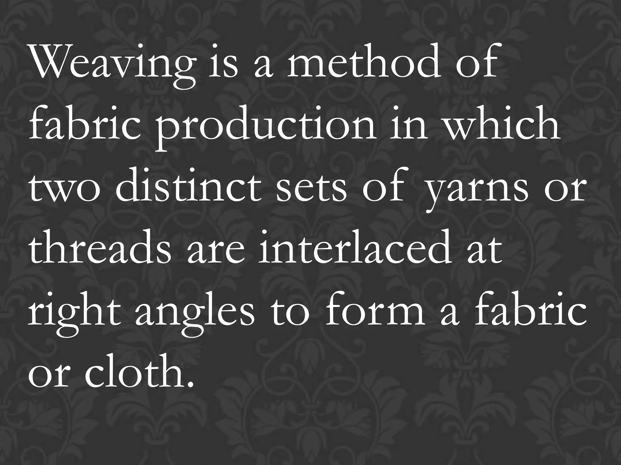 Weaving ( cordillera and region 1) | PPTX