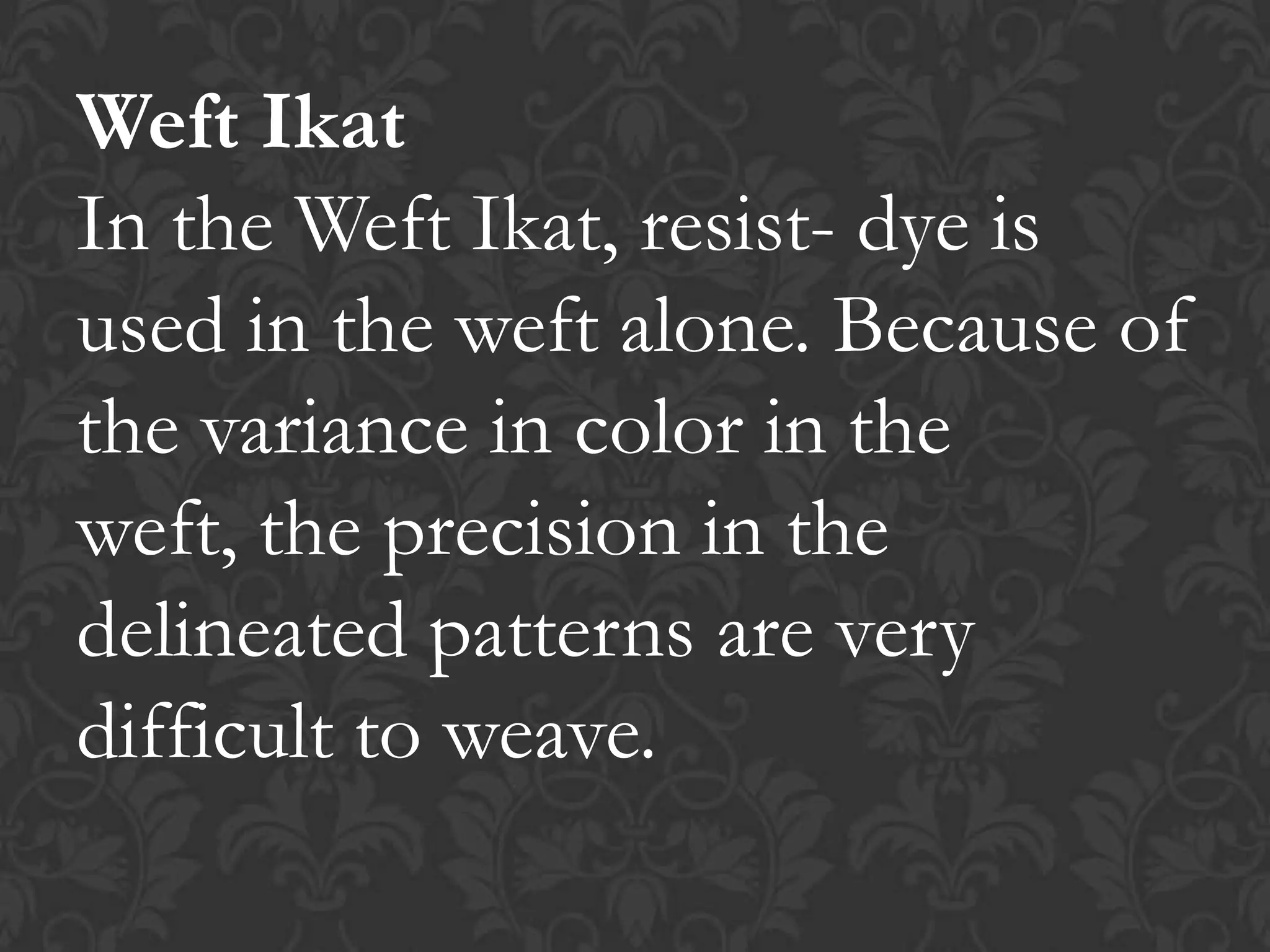 Weaving ( cordillera and region 1) | PPTX