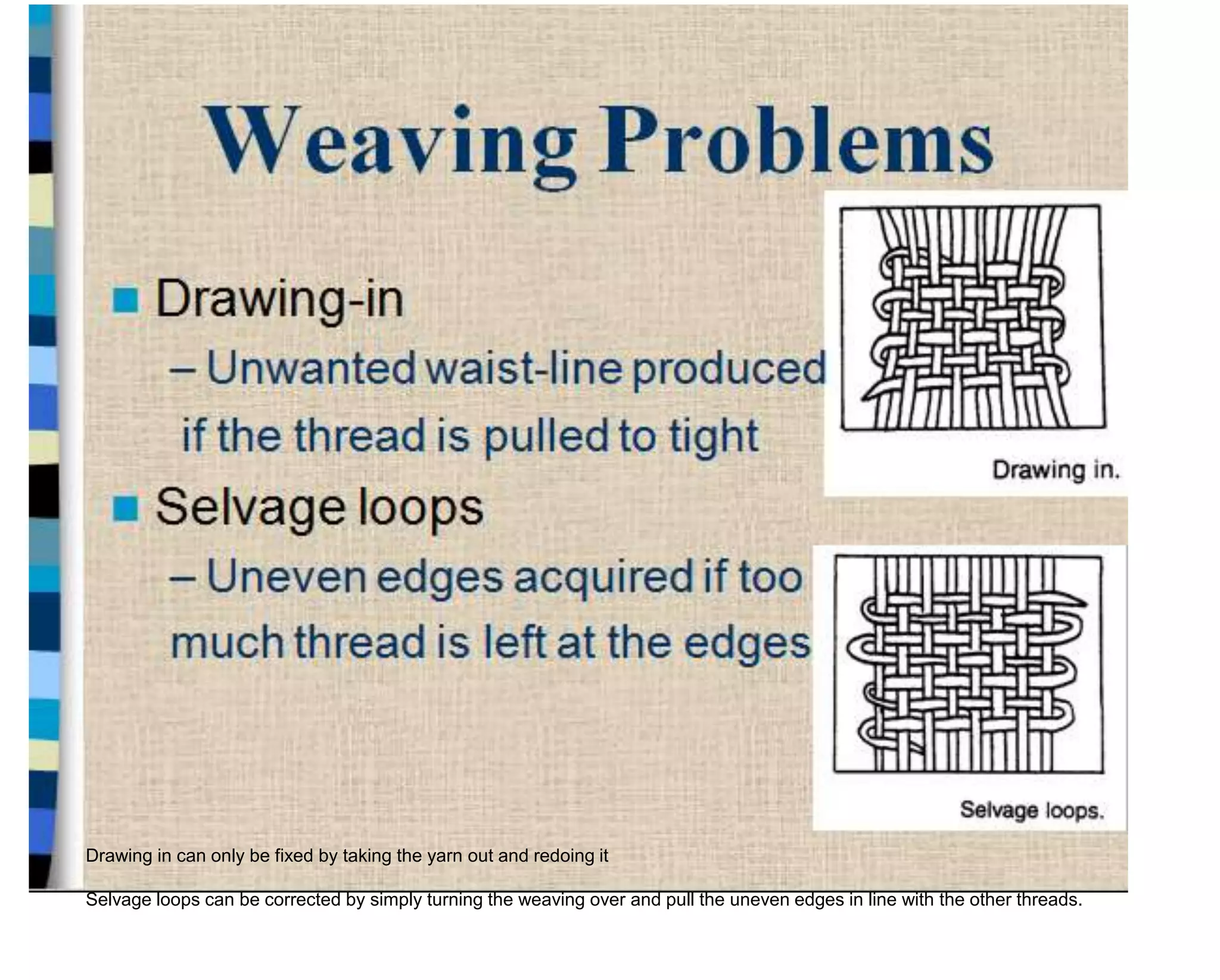 Weaving introduction paper and kente weaving from ghana | PPTX