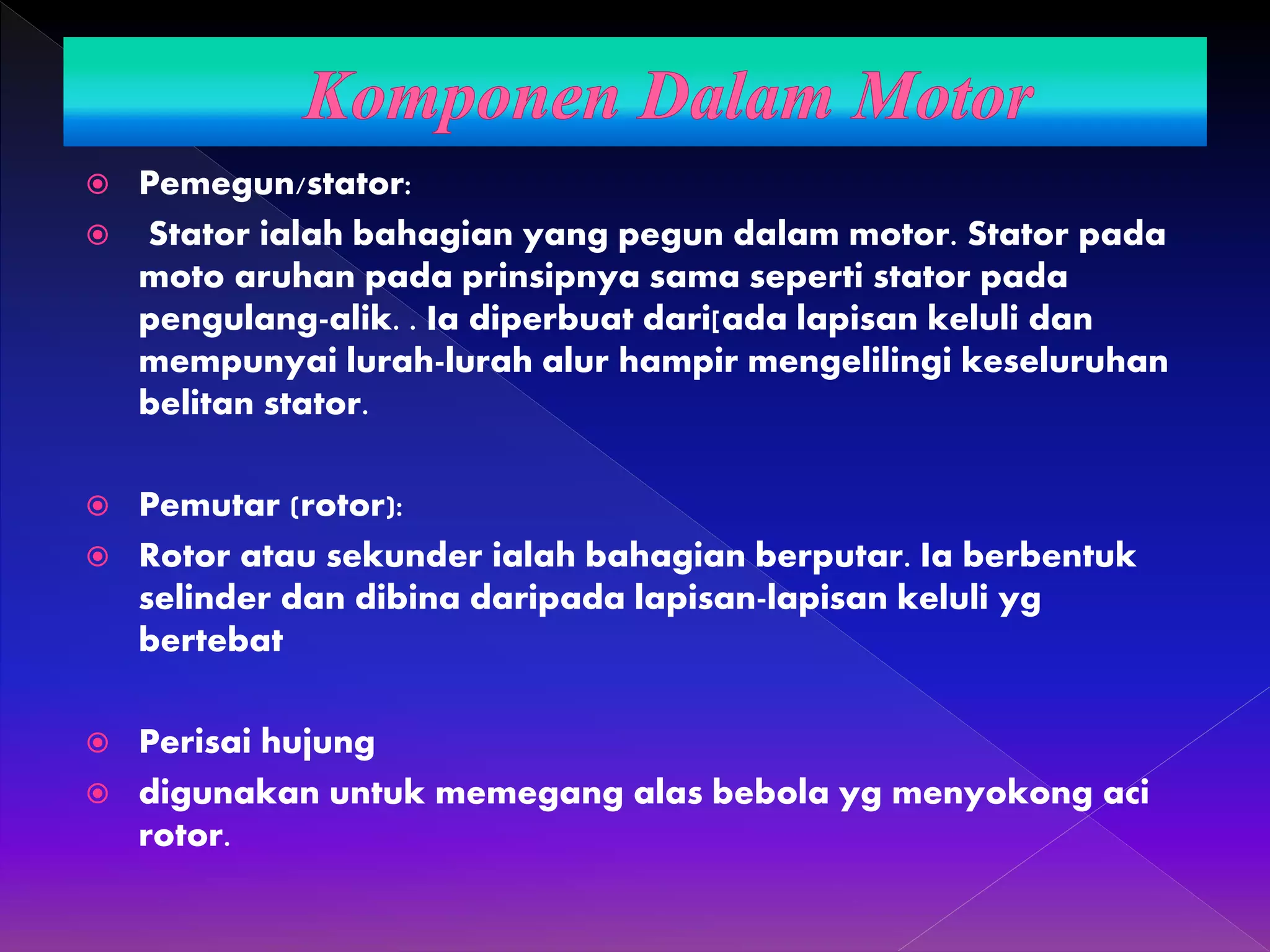 Weaving machine DAN AC motor | PPTX