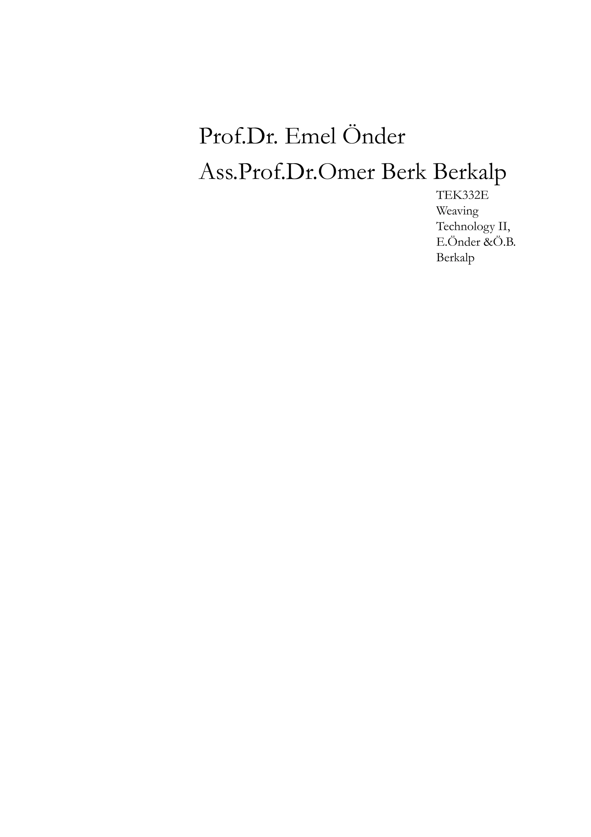 Weaving motion beat up | DOC