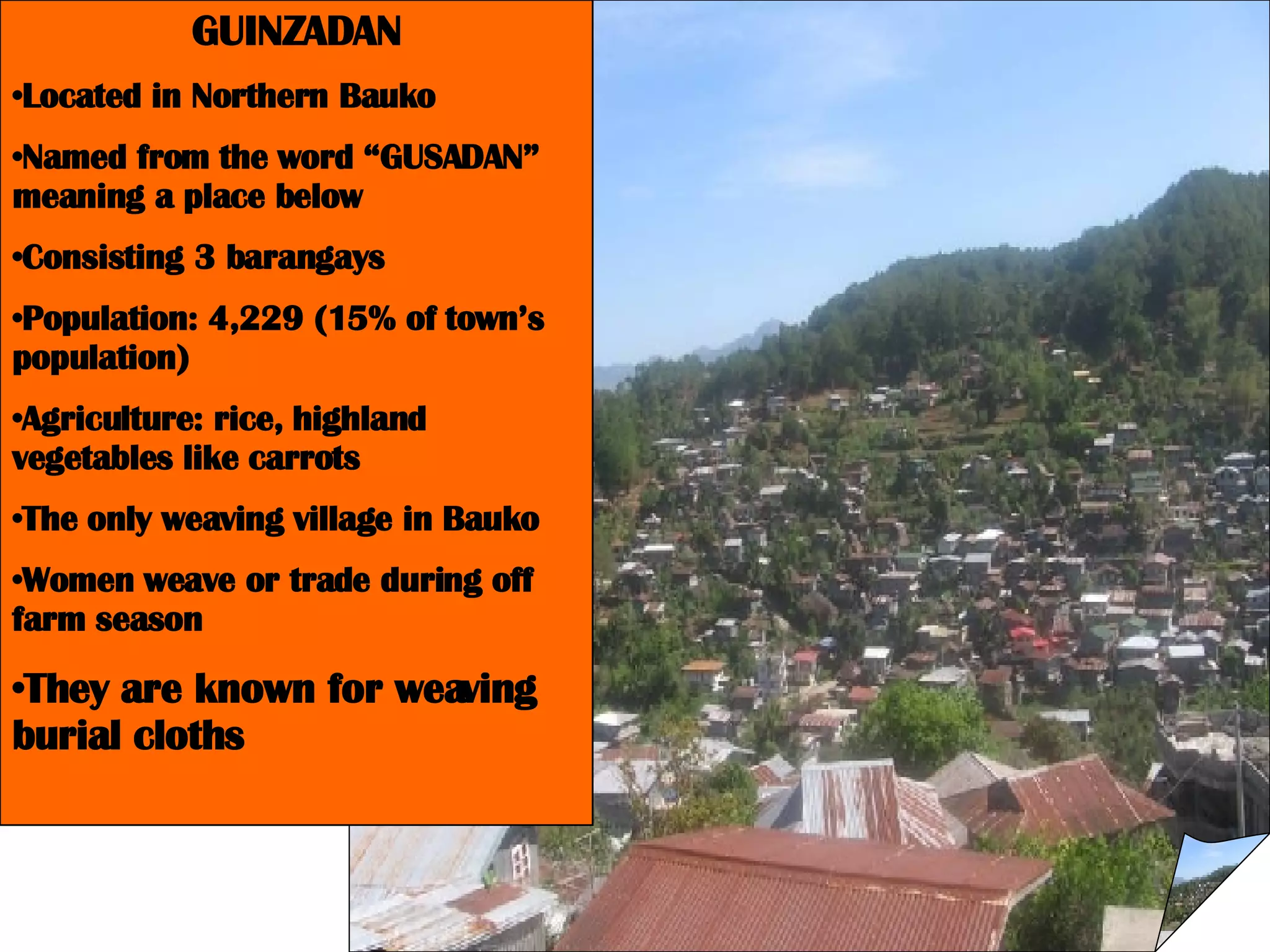 Weaving Mountain Province | PPT