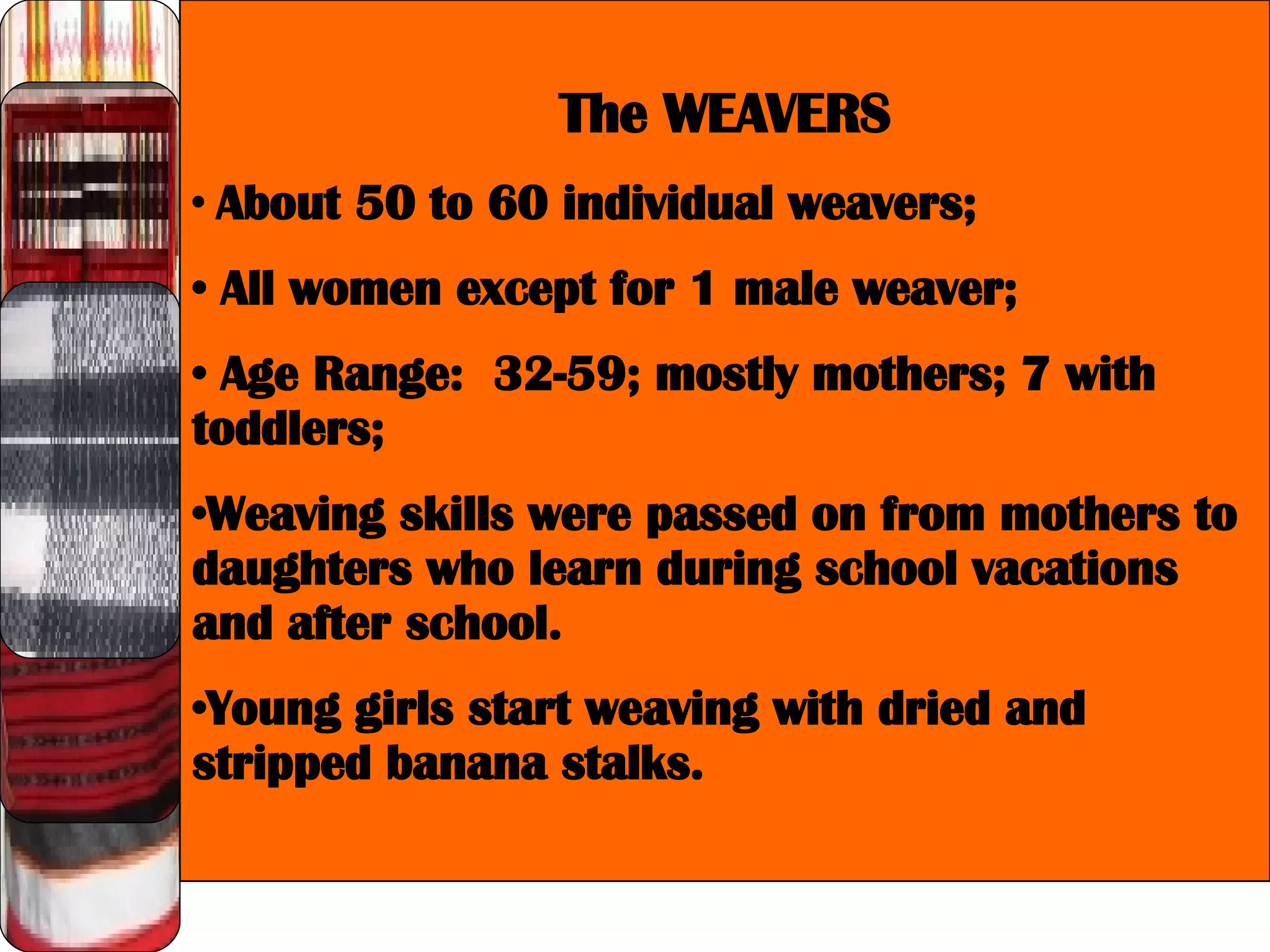 Weaving Mountain Province | PPT