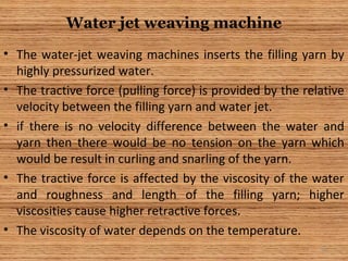 Weaving Department about loom mechanism _unit_2 | PPT