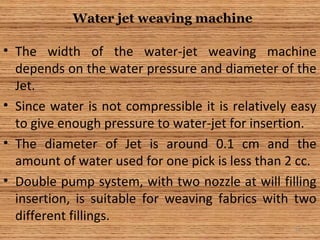 Weaving Department about loom mechanism _unit_2 | PPT