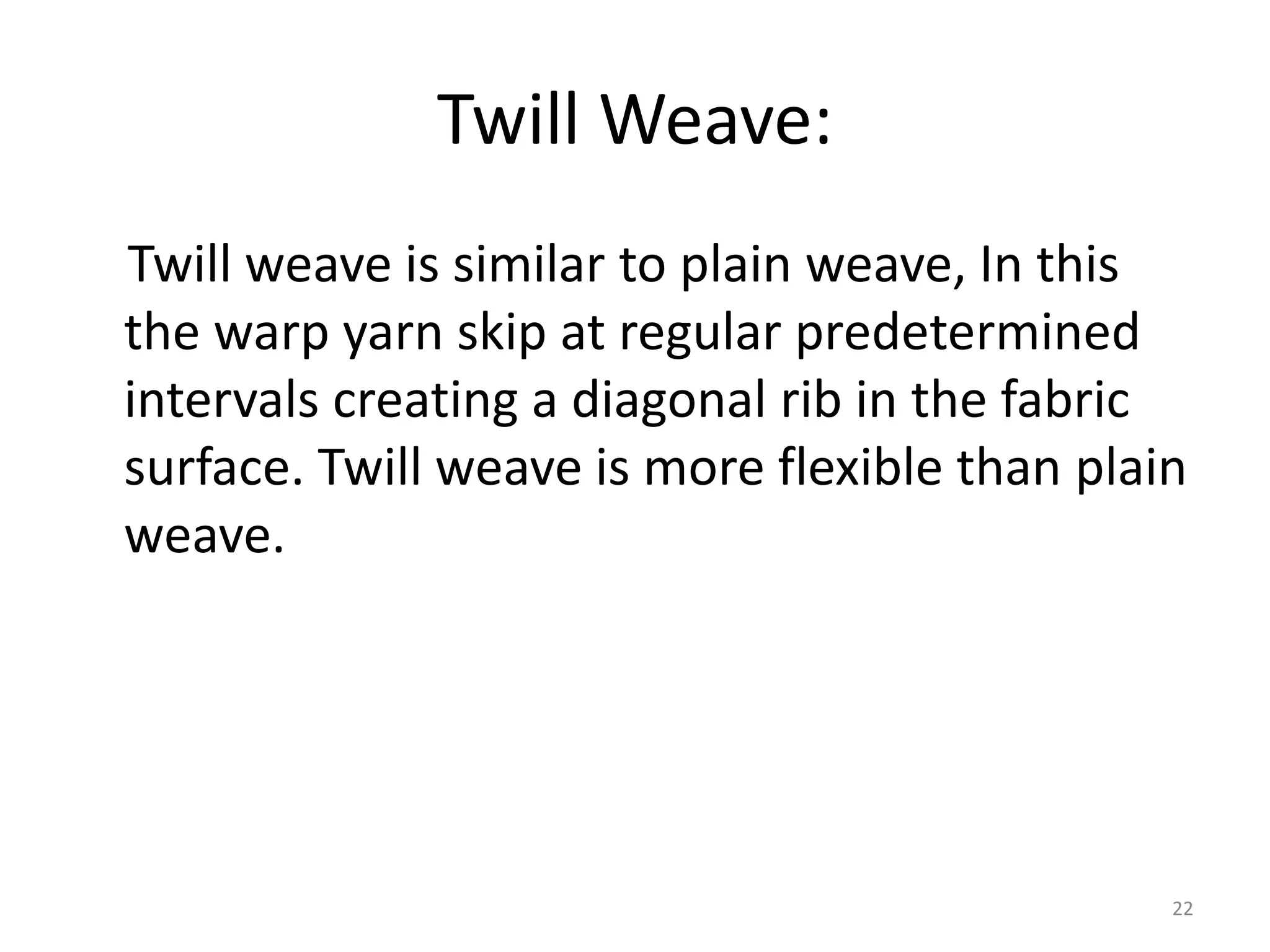 Weaving process in textile | PPTX