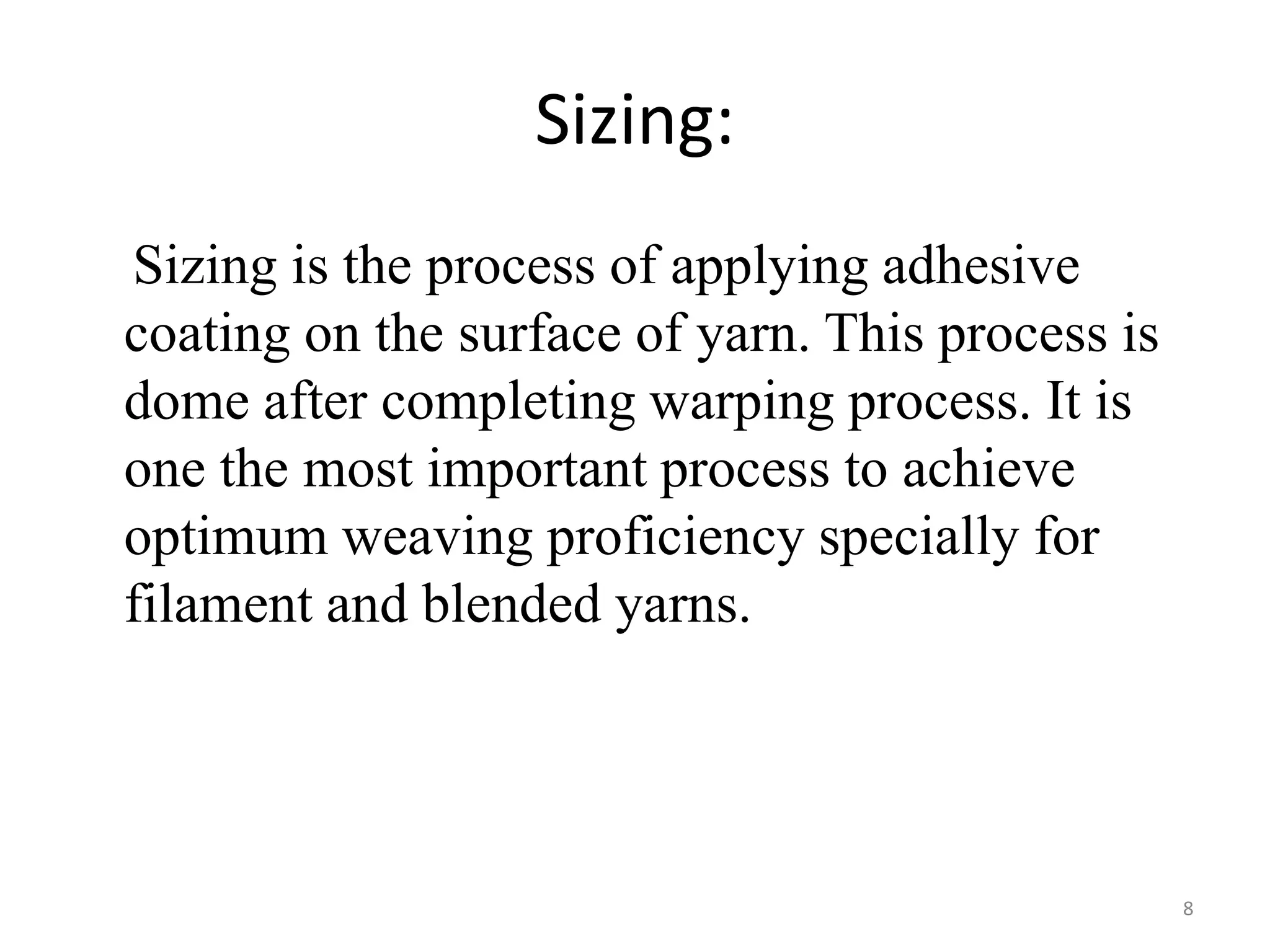 Weaving process in textile | PPTX