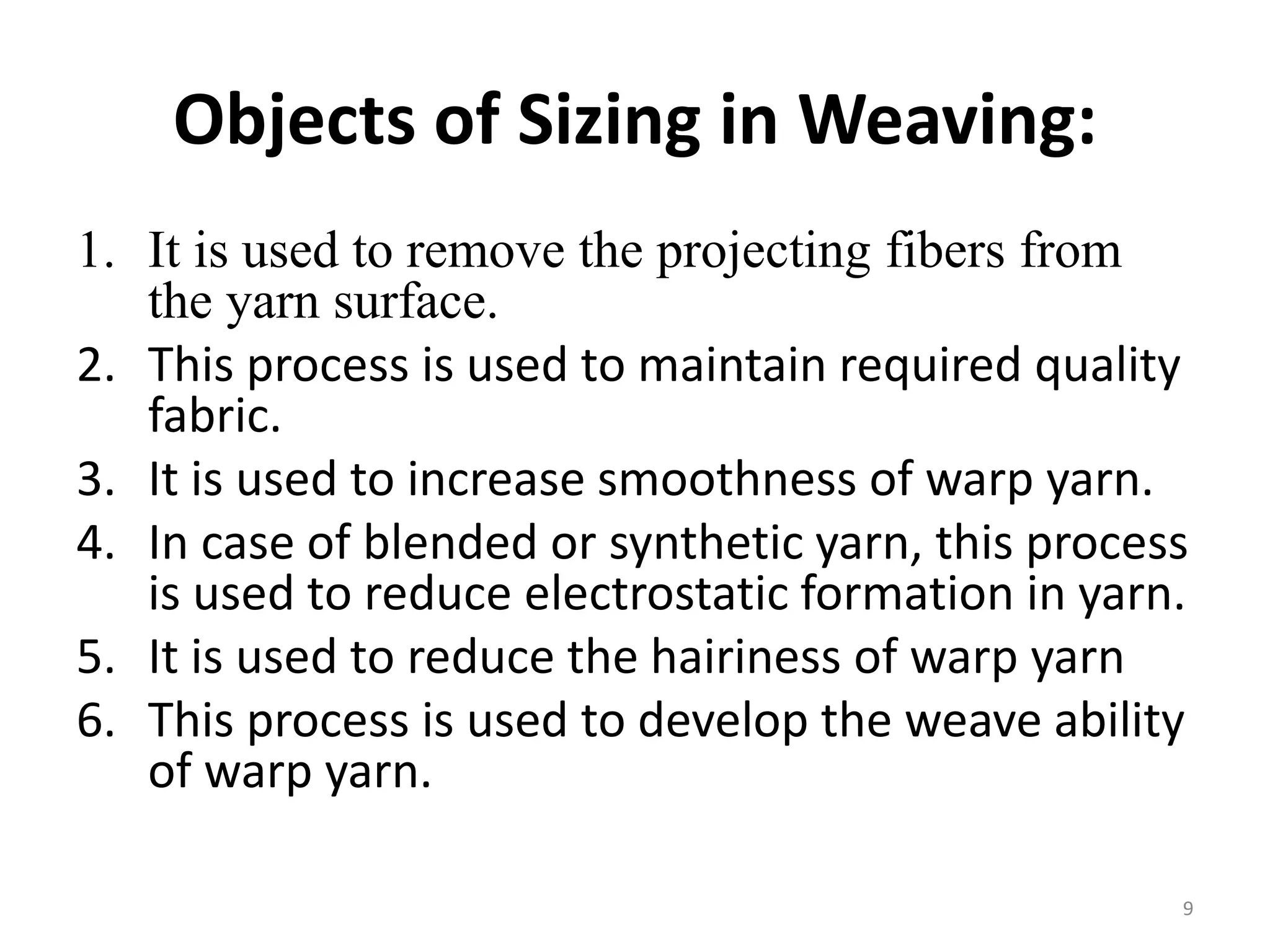 Weaving process in textile | PPTX