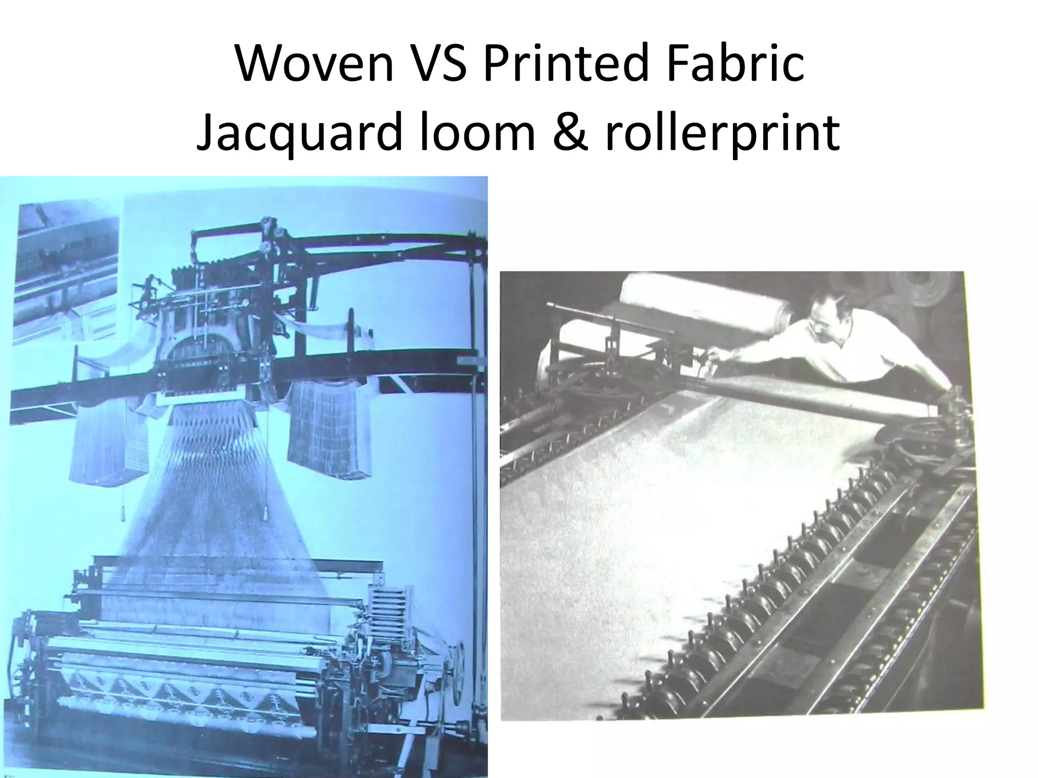 Weaving & Yarn - Construction Techniques & history | PPT