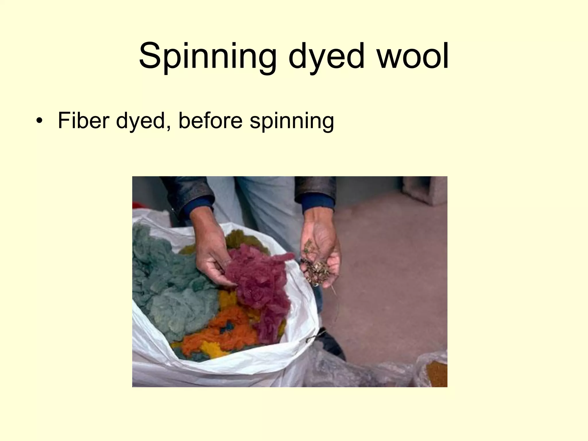 Weaving & Yarn - Construction Techniques & history | PPT