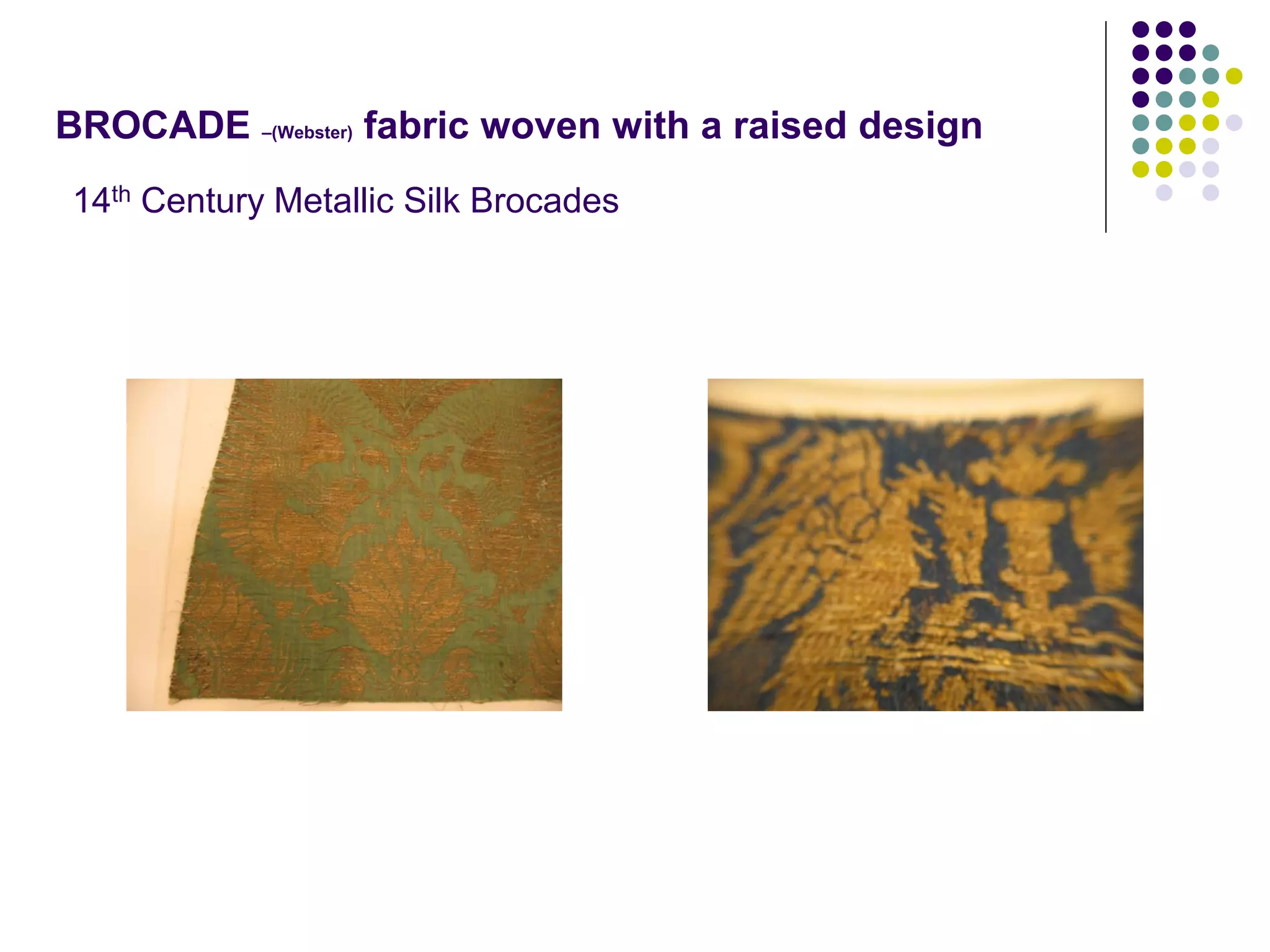 Weaving & Yarn - Construction Techniques & history | PPT