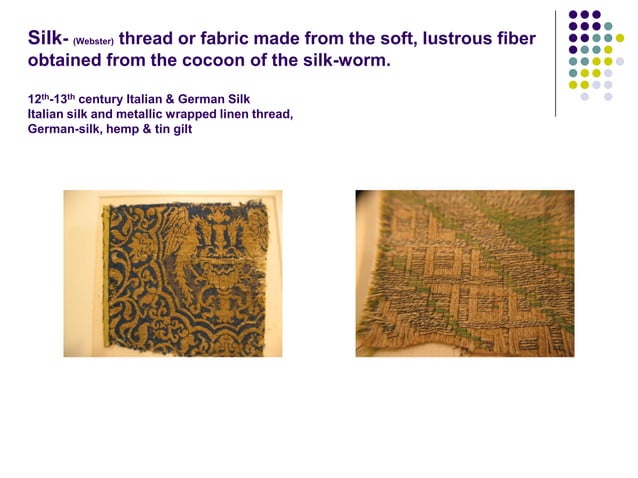 Weaving & Yarn - Construction Techniques & history | PPT
