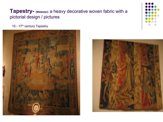 Weaving & Yarn - Construction Techniques & history | PPT