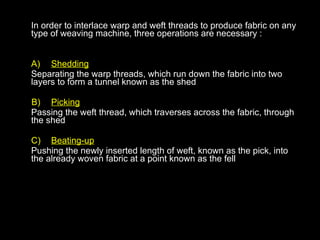 Weaving Technology V1 | PPS