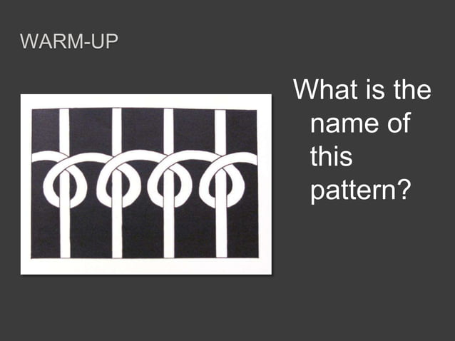 Visual Art - Weaving Warm-Up's | PPTX | Needlework | Arts and Crafts