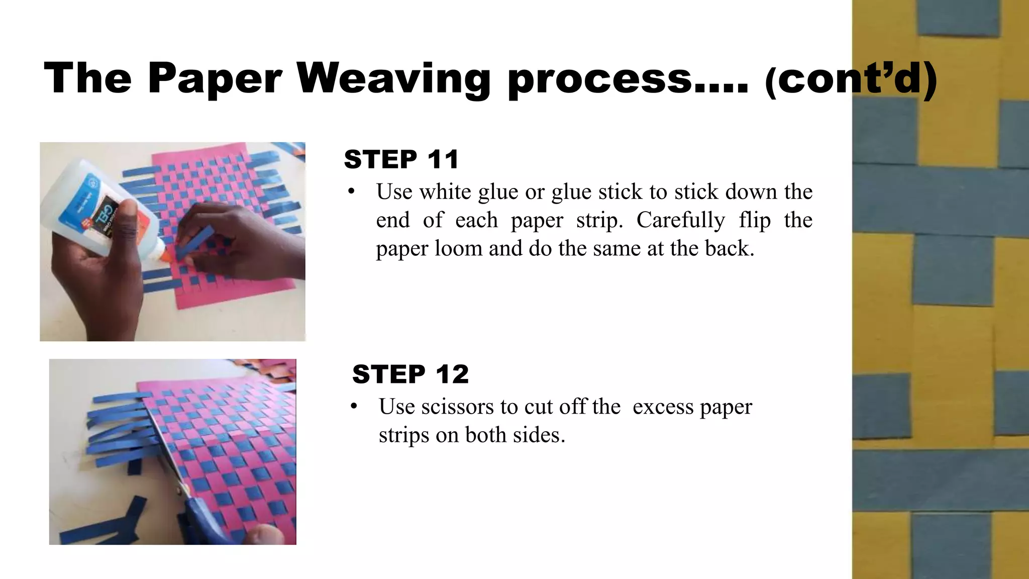 Weaving with paper | PPTX