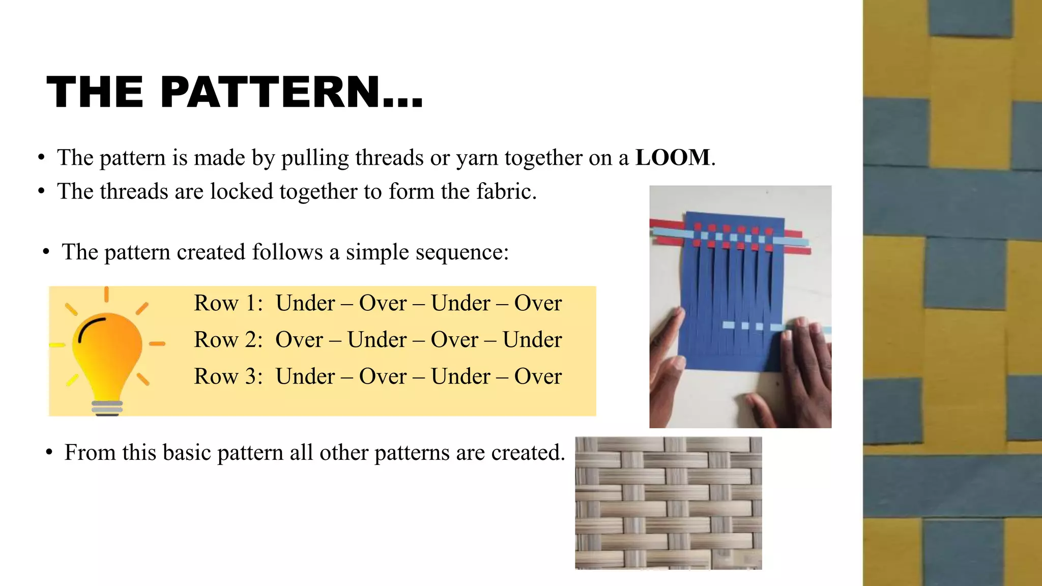 Weaving with paper | PPTX