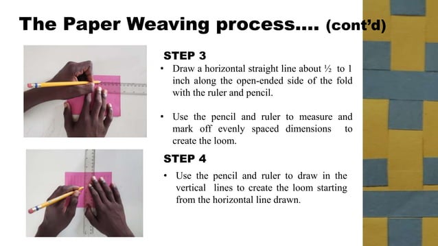 Weaving with paper | PPTX