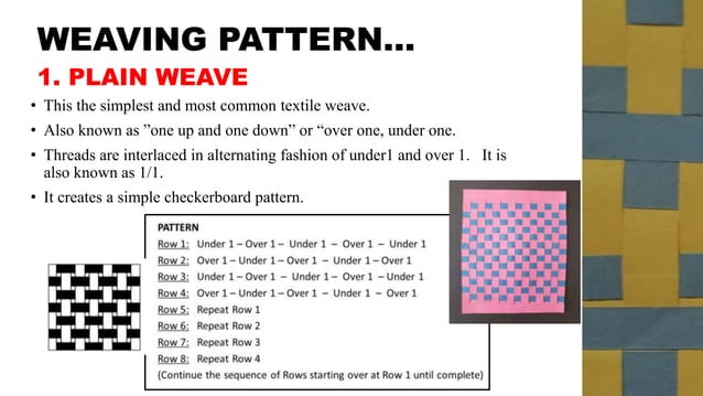 Weaving with paper | PPTX