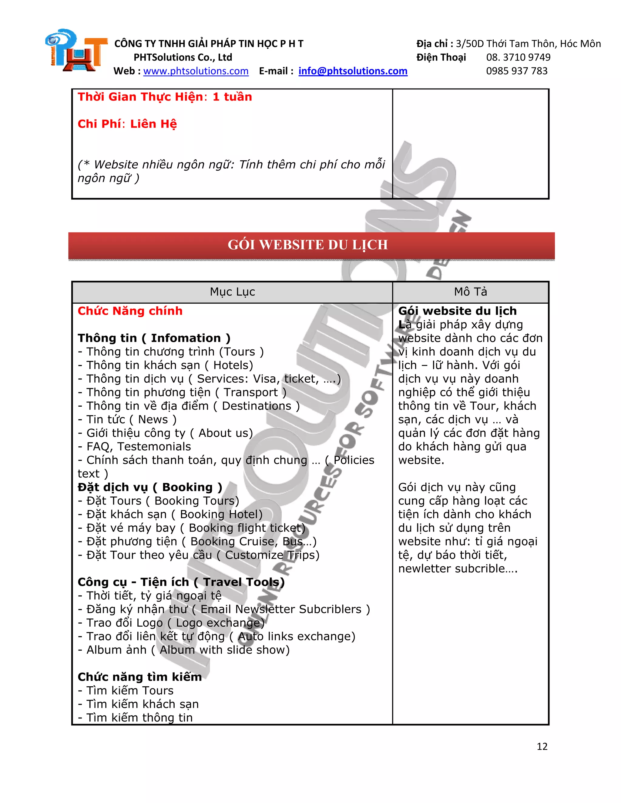 Web - template - pht - phtsolutions | PDF